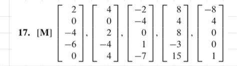 Solved In Exercises 15 18 Find A Basis For The Space Chegg Com