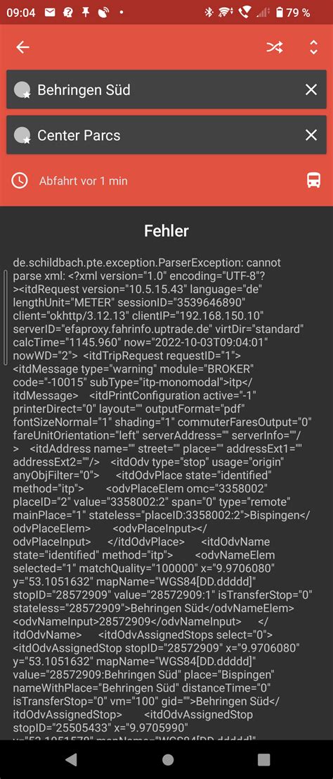 Xmlparseerror When Trying To Find A Route On Vvo · Issue 832 · Grote