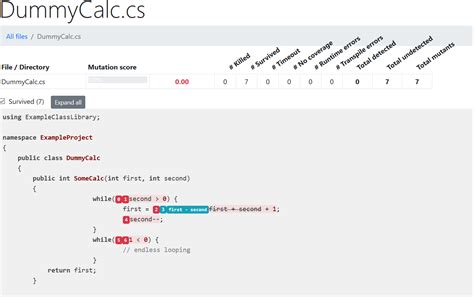 Adaptable Table Columns · Issue 12 · Stryker Mutatormutation Testing Elements · Github
