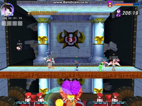 [테일즈런너 서묘]잊혀진 천사신전 강력한보스 무편집 Youtube