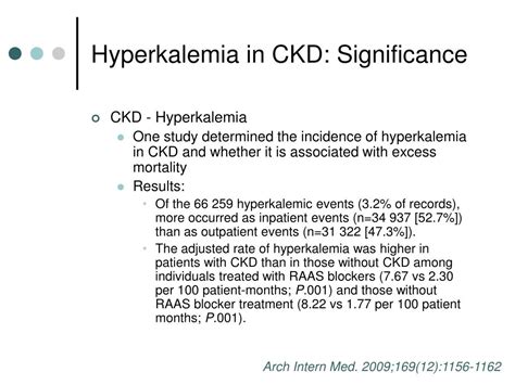 Ppt Management Of Hyperkalemia In Ckd Patients Powerpoint Presentation Id 6643751