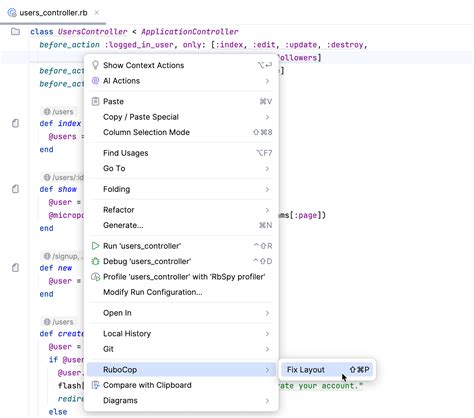 Rubocop Rubymine Documentation