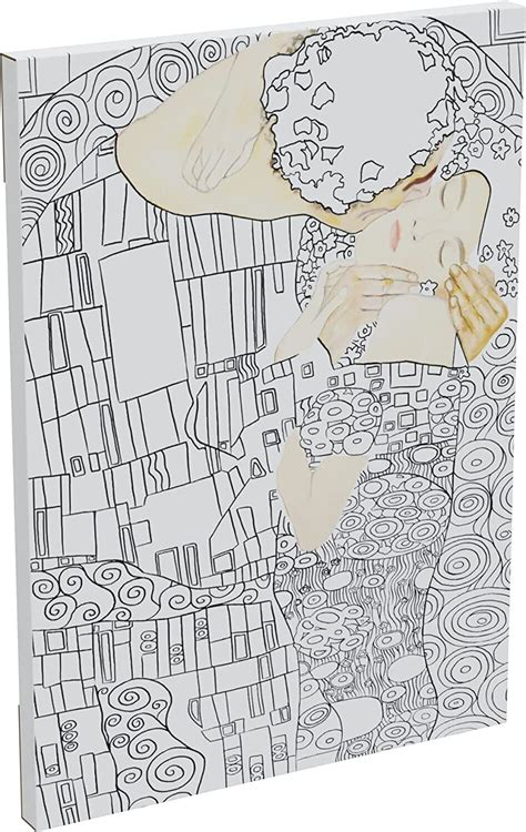 Ausmalbild Der Kuss Malen Und Entspannen F R Teens Und Erwachsene