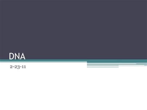 PPT DNA PowerPoint Presentation Free Download ID