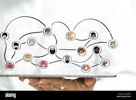 A 3d Illustration Of Neural Networks And Global Networks Blockchain On
