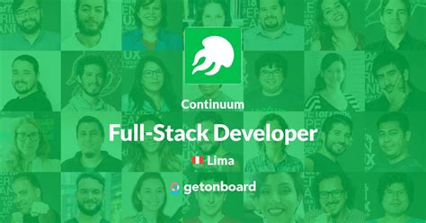 Full Stack Developer At Continuum Peru Get On Board