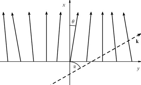 Propagation Of A Ferroelectric Wave With The Wave Vector K In A