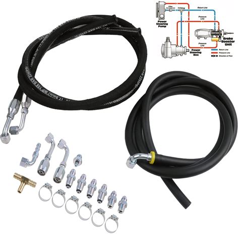 Hydraulic Brake Assist Hose Kits Hahk R Return Line For