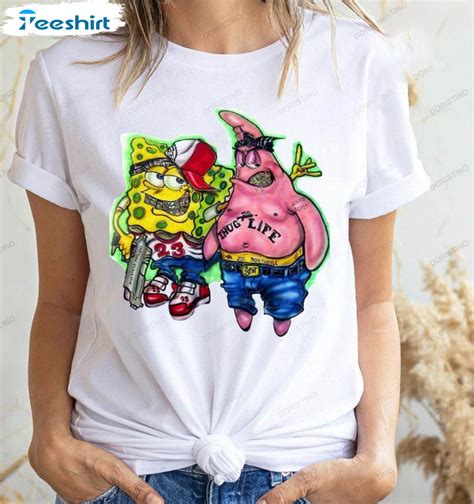 Thug Spongebob Shirt