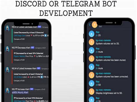 custom telegram bot discord bot chatbot development upwork