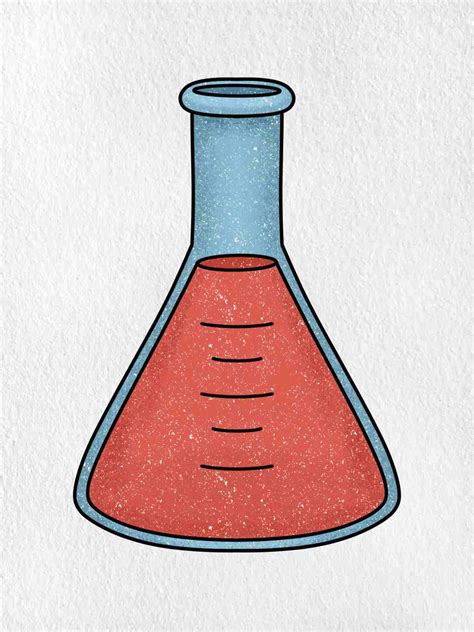 Conical Flask Diagram