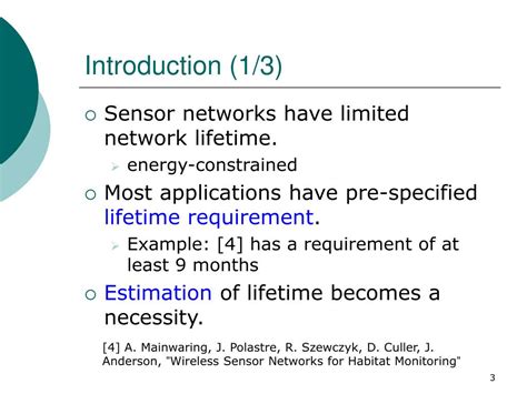 Ppt Sensor Placement And Lifetime Of Wireless Sensor Networks Theory