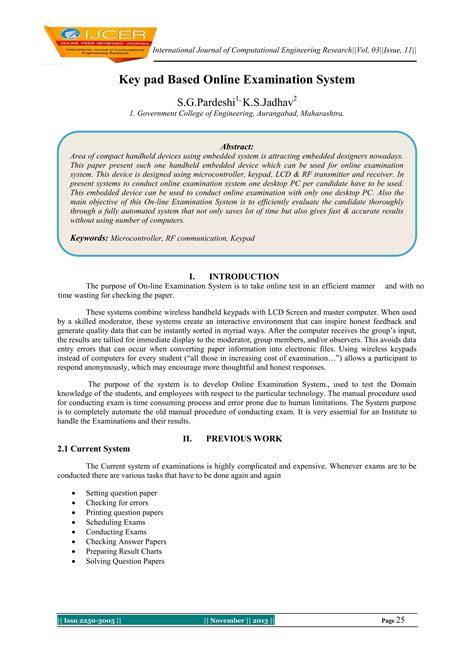 International Journal Of Computational Engineering Researchijcer Pdf