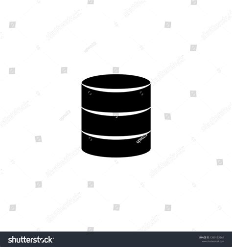 Database Icon Vector Server Icon Trendy Stock Vector Royalty Free Shutterstock