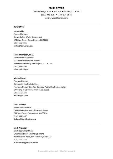 Example Of APA Citation Reference List List Templates