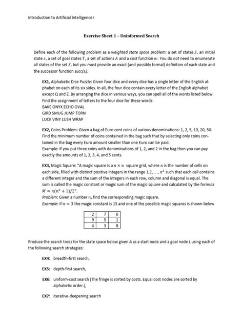 Uninformed Search Pdf Mathematical Logic Applied Mathematics