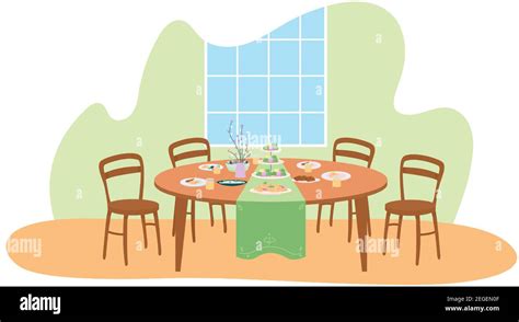 Cartoon Plate Setting