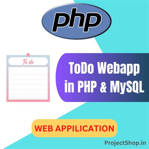 Simple Todo Application In Php And Mysql With Source Code Project Shop Project Shop