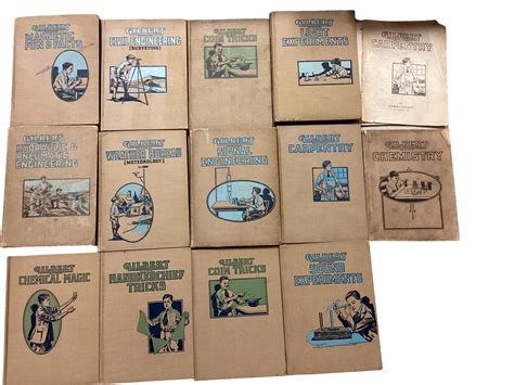 Lot Gilbert Instruction Experiment Books