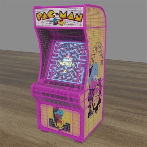 Arcade Machine Mini 3d Model 8 Blend Unknown Fbx Obj Free3d