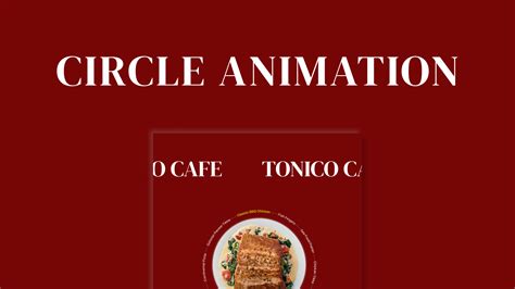 Restaurant Landing Page Animation Figma