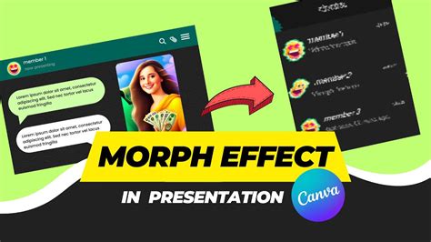 Morph Effect In Canva Presentation 🤩 Youtube