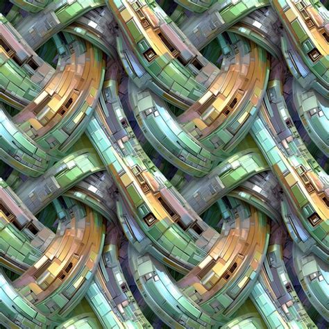 Premium Photo Vibrant Multicolored Building Facade Seamless