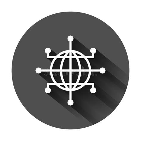 Blue 3d Molecular Or Digital Network Connection Pattern And Vector Icon