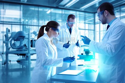 实验室里的试验团队合作高清图片下载 正版图片600298878 摄图网
