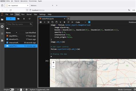 Interactive Representation Of A Geospatial Raster With Python Folium