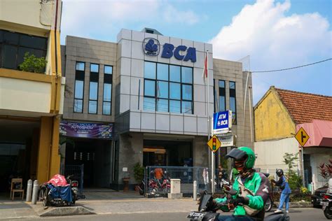 Yogyakarta Indonesia March 20 2023 Bank Bca Exterior Building