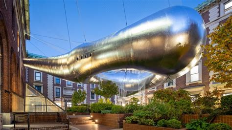 Columbia Gsapp Encourages Playful Interaction With Inflatable Pavilion