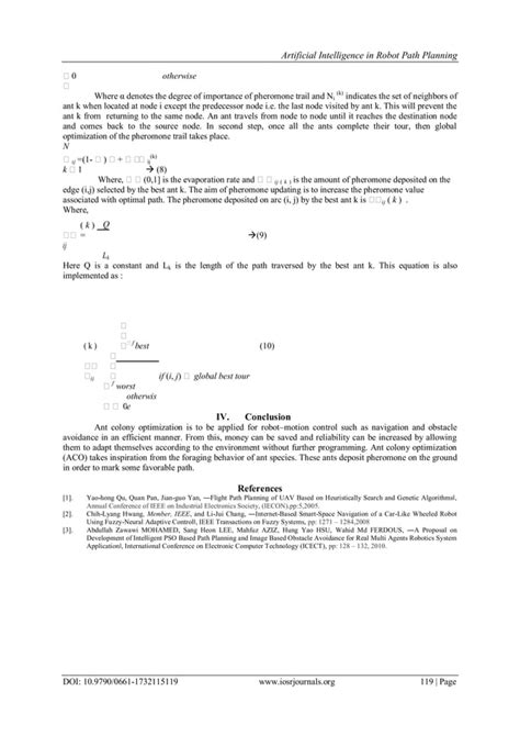 artificial intelligence in robot path planning pdf