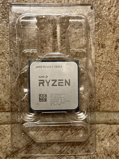 AMD RYZEN 7 5800X Processor 4 7GHz 8 Cores Socket AM4 100 100000063WOF EUR 174 84