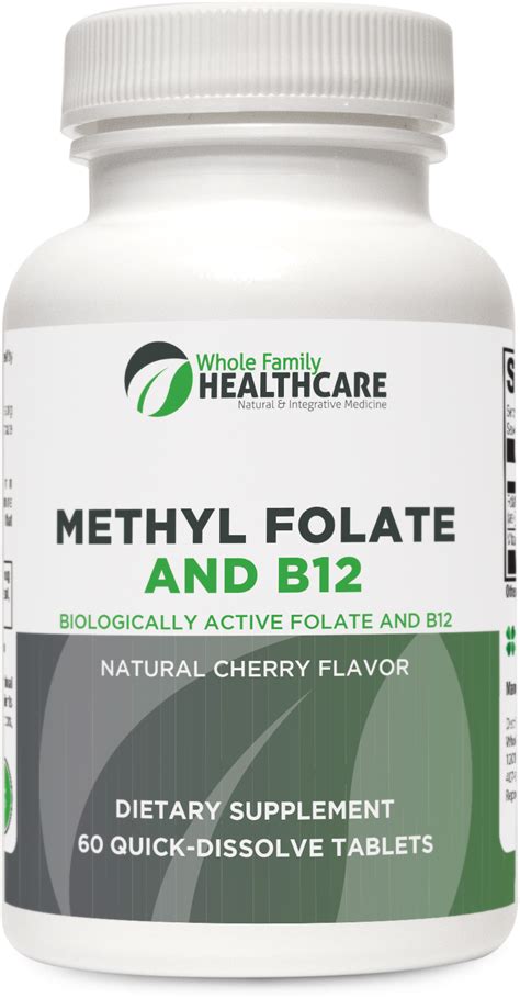 Methyl Folate And B12 60 Caps Wfh Natural Pharmacy