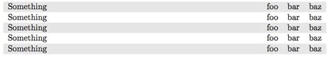 latex alternating row colors in tabular x stack overflow