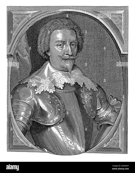 Portrait Of Frederik Hendrik In An Oval His Name Is In The Bottom