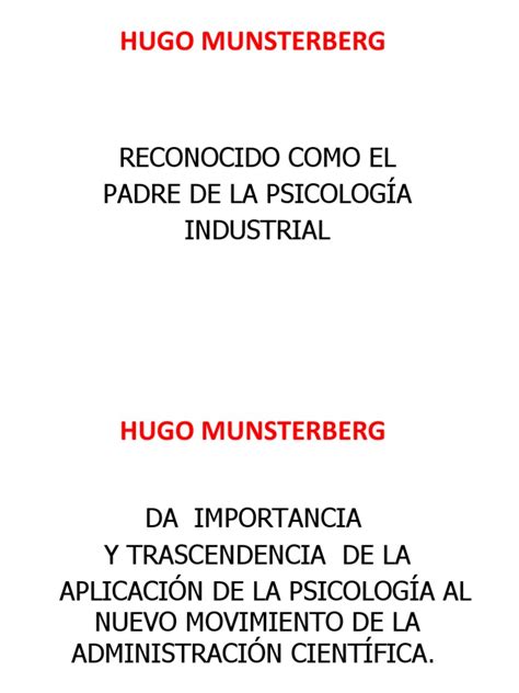 Modulo No10 5 Hugo Munsterberg Pdf