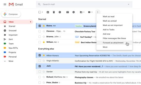 Gmail Users Can Now Forward Existing Emails As Attachments SlashGear