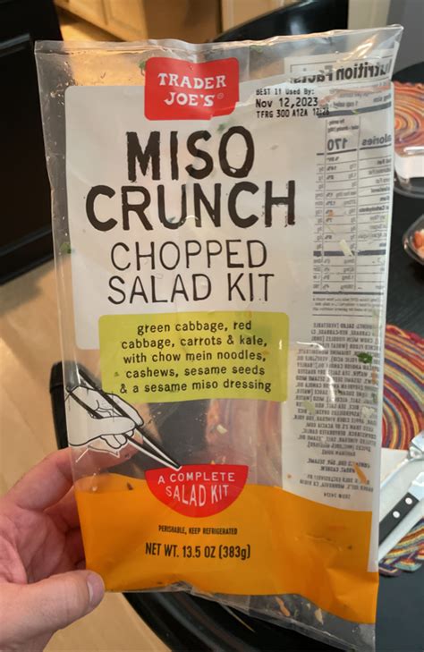 Trader Joes Miso Crunch Chopped Salad Kit Fig App