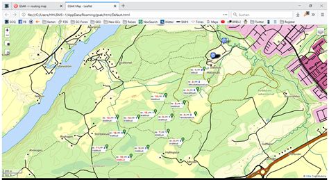 How Do I Display Cache Names To Map Of Caches How Do I