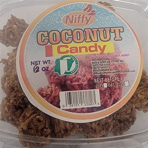 Coconut Candy6oz Niffy African Store 1