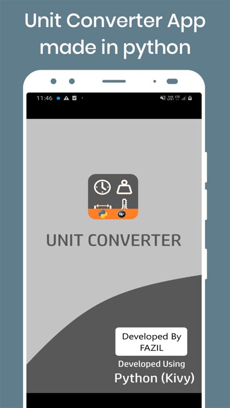 Unit Converter Pro Developed In Python Kivy Apk For Android Download