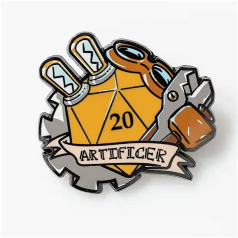 Artificer Fantasy Class Pins Loot Tavern