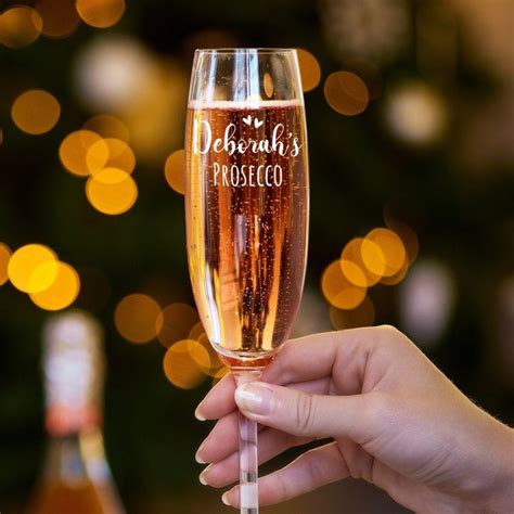 Personalised Champagne Flutes Etsy Uk