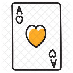 Ace Icon Download In Colored Outline Style Ace Icon Download In Colored Outline Style