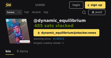 Dynamic Equilibrium Stacker News
