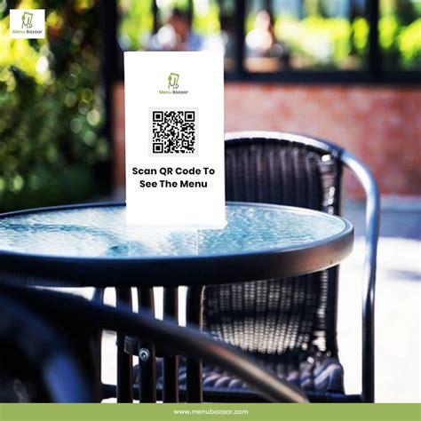 Contactless QR Code Menu Menubazaar