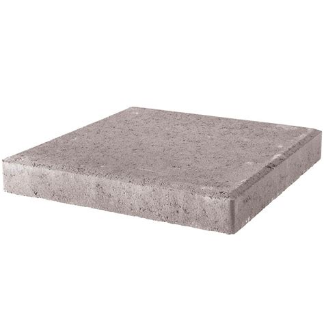 Pavestone 24 In X 24 In X 2 In Pewter Square Concrete Step Stone 14 Pieces 56 Sq Ft Pallet