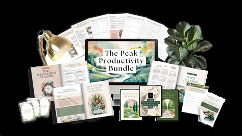 The Peak Productivity Bundle The Ultimate Templates